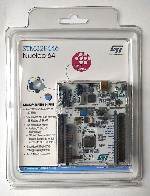 NUCLEO-F446RE | SCHEDA di sviluppo | Nucleo-64 MCU | STM32 | compatibile con Arduino EUR 42,90 ...