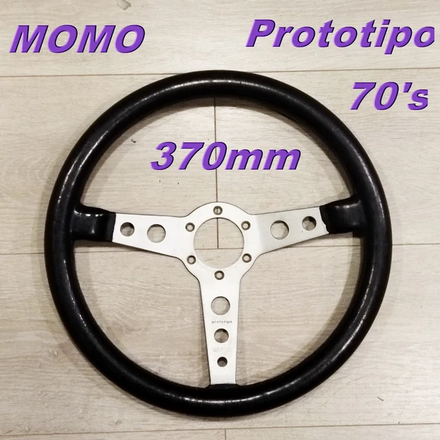 RARE !!! GENUINE Vintage 370mm MOMO PROTOTIPO Steering Wheel from 70's ...