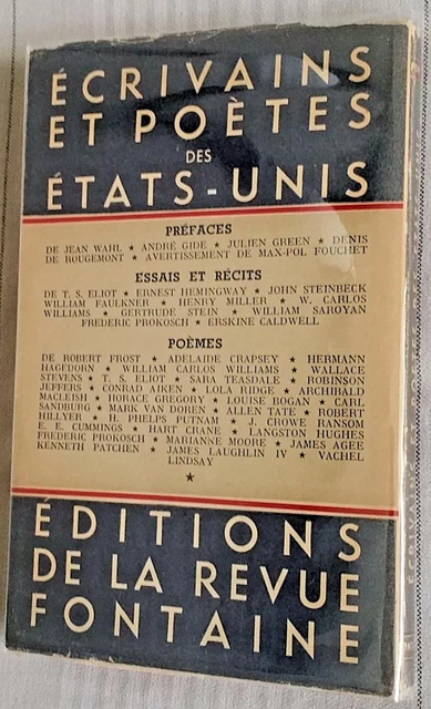 1945 &&POETI DEGLI Stati Uniti"" Gide Jeffers Lola Ridge L Hughes ...