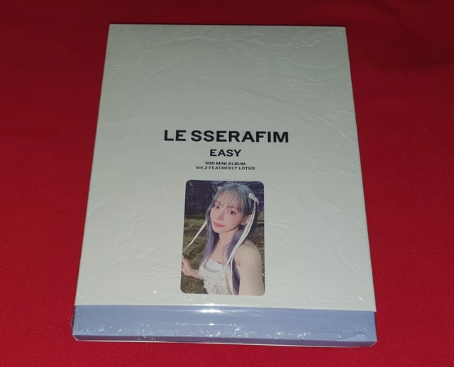 LE SSERAFIM MINI ALBUM SET CD EASY Sakura Photocard Featherly Lotus ...
