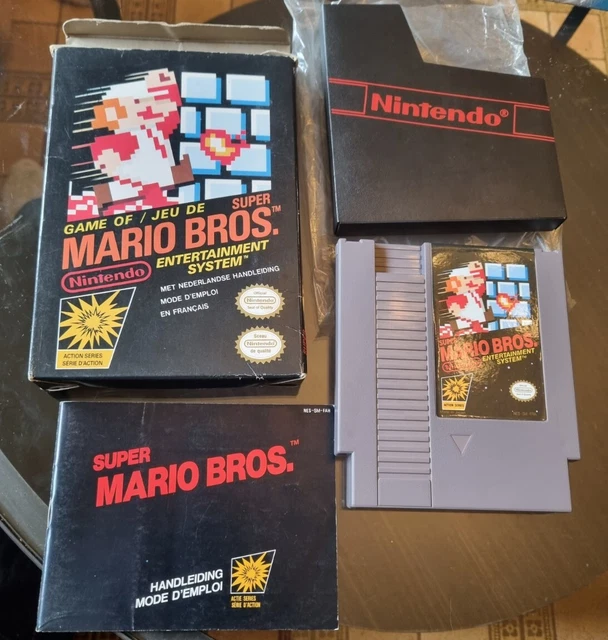 SUPER MARIO BROS nes Complet Fah EUR 100,00 - PicClick FR