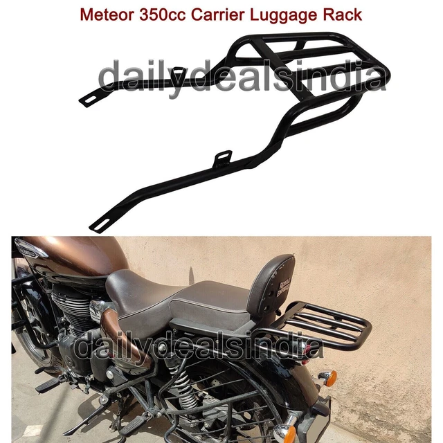 REAR CARRIER LUGGAGE RACK, BLACK Fit For Royal Enfield Meteor 350 $70. ...