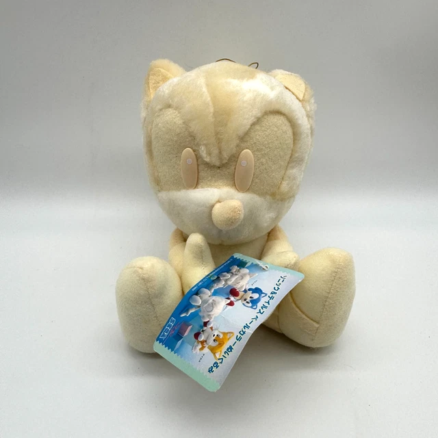 SONIC THE HEDGEHOG Albino Pale SEGA 1998 Plush 9" Toy With Tag Doll ...