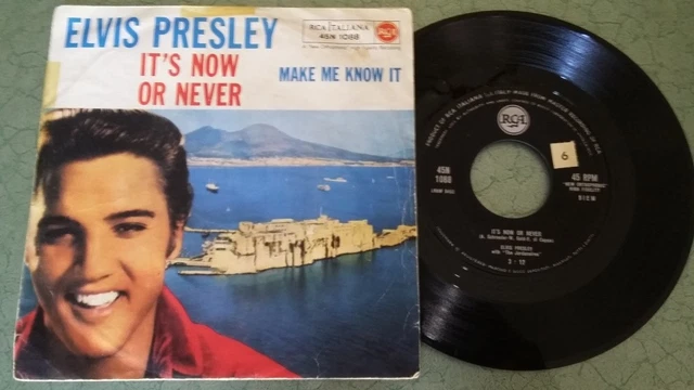 ELVIS PRESLEY 45 giri It's now or never - Make me know it - rca ...