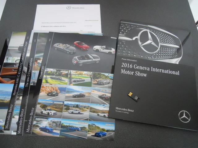 MERCEDES BENZ DOSSIER de presse media press kit Genève Genf 2016 - C43 ...