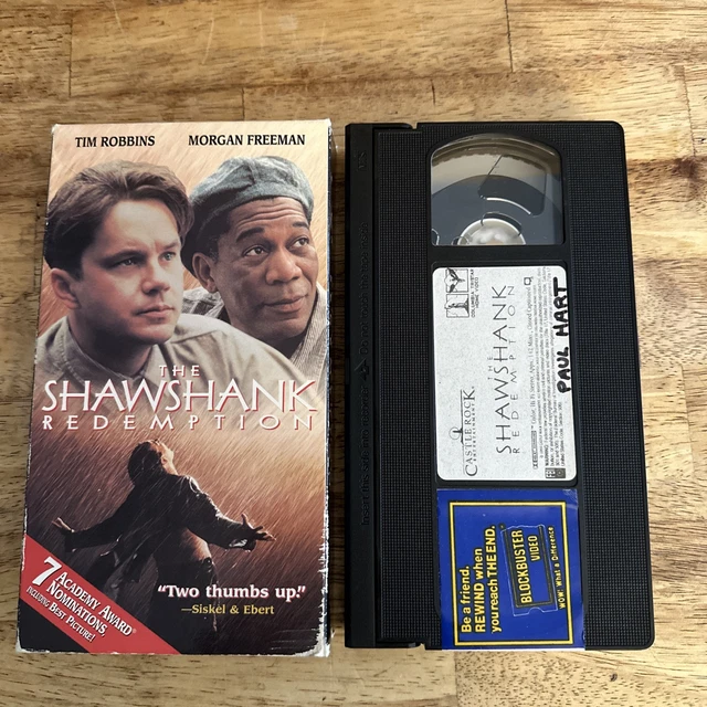 THE SHAWSHANK REDEMPTION VHS Movie R 1994 Drama £5.68 - PicClick UK