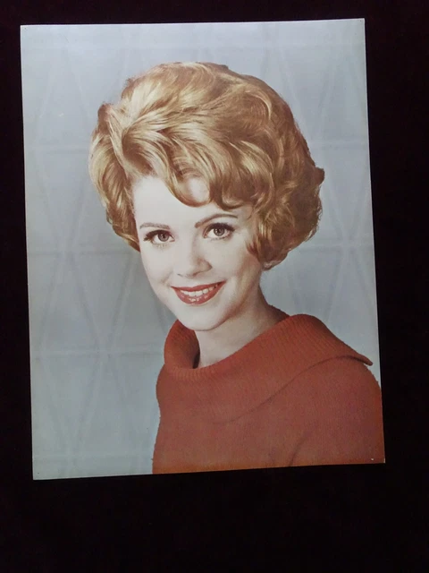 Vintage 1960s Woman Hairstyle Of The Month Beauty Salon Photo Poster