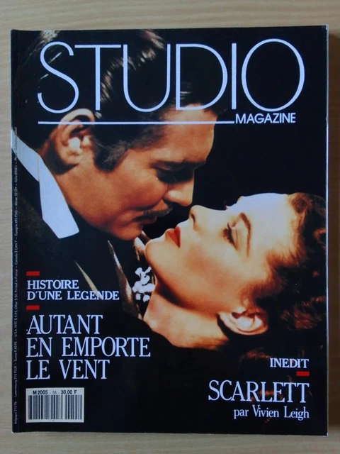 STUDIO MAGAZINE N°55 AUTANT EN EMPORTE LE VENT/Vivien Leigh/Clark Gable ...
