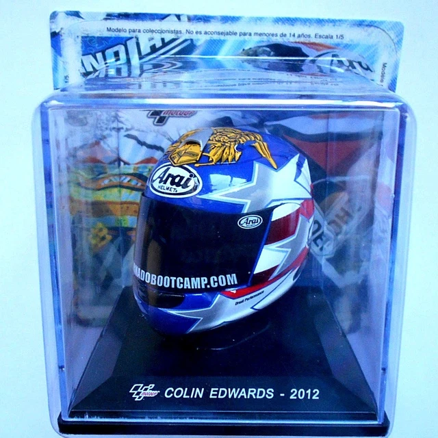 HELM MOTO GP - Colin Edwards - 2012 Skala 1/5 [019 EUR 12,29 - PicClick DE