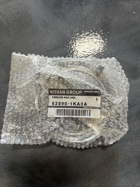GENUINE NISSAN FRONT Grille Emblem Logo Nameplate 62890-1KA0A *Free ...