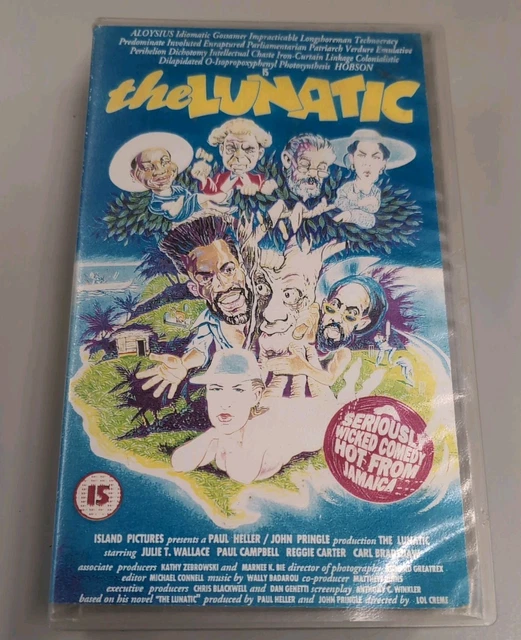 THE LUNATIC VHS Academy/Island pictures RARE Jamaica comedy cult ...