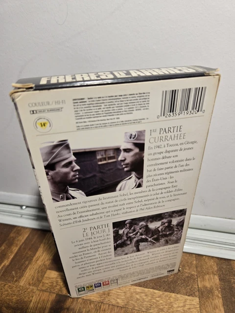 BAND OF BROTHERS Vhs (Miniseries) Parties 1 Et 2 (VF FRANÇAIS) 2001 $9. ...