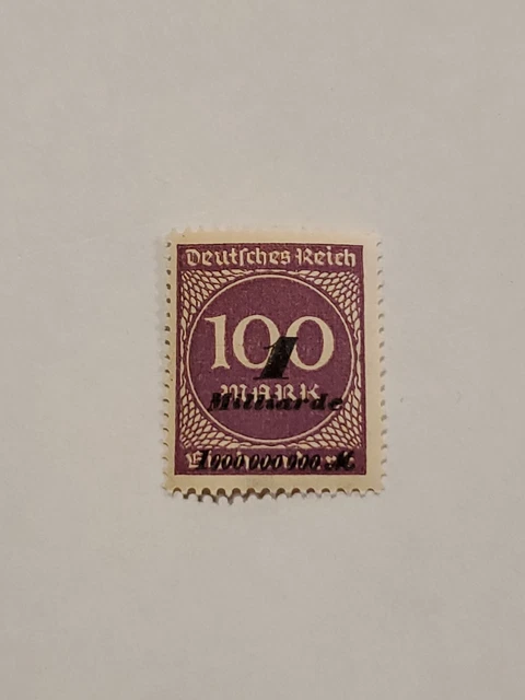 GERMANY 1923 HYPERINFLATION Period, Weimar Republic, 1 Million over 100 ...