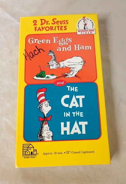 DR SEUSS ANIMATED Favorites The Cat In The Hat & Green Eggs And Ham ...