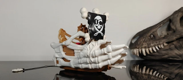 FISHER PRICE IMAGINEXT Billy Bones Skeleton Pirate Ship Boat Dingy ...