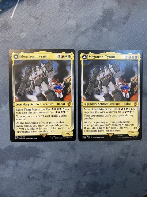 MTG MEGATRON, TYRANT Megatron, Destructive Force Transformers 012/015 ...