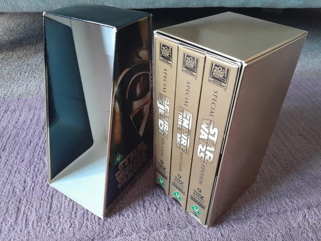 STAR WARS TRILOGY Boxed Gold Special Edition VHS £12.95 - PicClick UK
