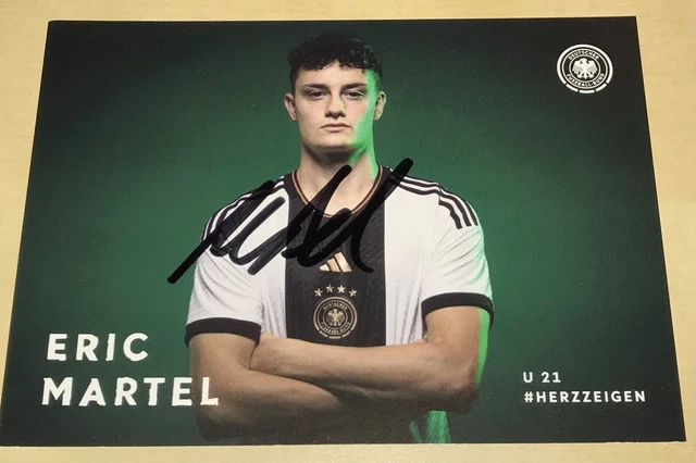 ERIC MARTEL ORIGINAL Signierte Autogrammkarte Autogramm DFB U21 Köln ...