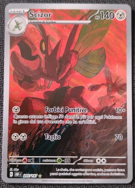 SCIZOR OBF 205/197 Illustration Art Oku EUR 29,99 - PicClick IT