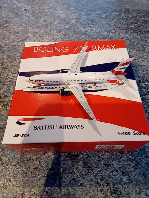 BRITISH AIRWAYS BOEING 737-800 Max, 1.400, Official BA Merchandise ...