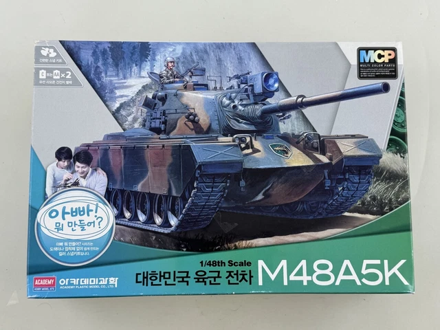 ACADEMY R.O.K. ARMY M48A5K Bataille Tank Motorisé 1:48 13302 Modélisme EUR 49,46 - PicClick FR