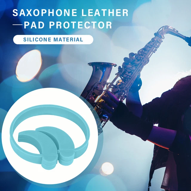 TENOR ALTO SAX Pad Anti-sticking Saxophone Leather Pad Protector (Olive ...