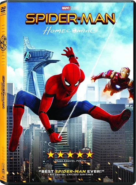 SPIDER-MAN: HOMECOMING (DVD) Tom Holland Michael Keaton Robert Downey ...
