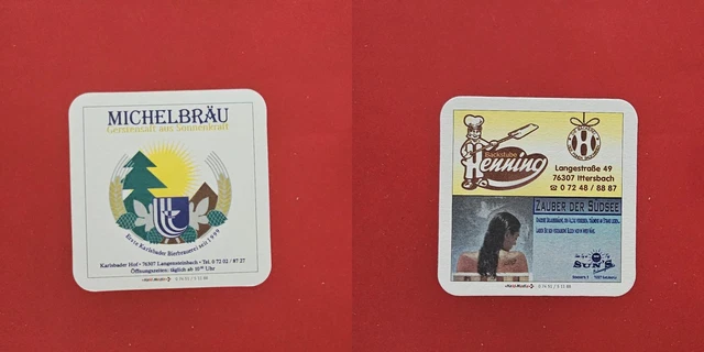 MICHELBRÄU KARLSBADER LANGENSTEINBACH Brauerei Bierdeckel Bier EUR 4,99 - PicClick DE