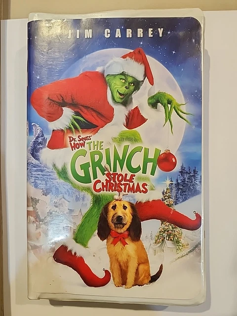 HOW THE GRINCH Stole Christmas VHS 2001 Clam Shell Jim Carrey £1.51 ...
