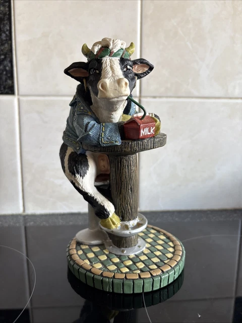 1994 ED VAN Roselan Highway Holsteins Parastone Biker Cow At The Milk ...