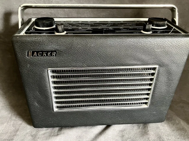 VINTAGE HACKER HERALD RP35 MW & LW Transistor Radio Working and Good ...
