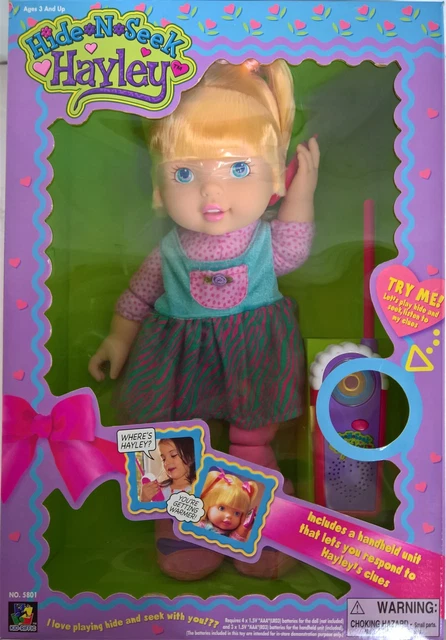~ HIDE N Seek Hayley Blonde Doll Kid-Riffic Rare Mint in Box $125.00 ...