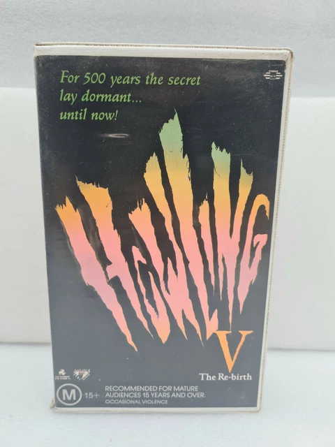 RARE VHS VIDEO Tape HOWLING V 5 The Rebirth Big Box Ex-Rental HORROR Clamshell $67.00 - PicClick AU