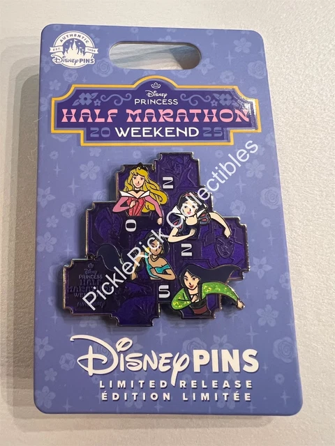 DISNEY PARKS PIN 2025 RunDisney Princess Half Marathon Weekend Logo LR ...