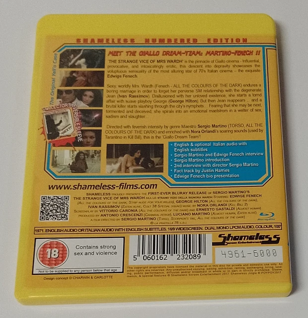 THE STRANGE VICE of Mrs. Wardh (Blu-ray) £8.64 - PicClick UK