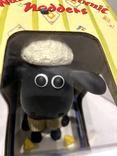WALLACE AND GROMIT Aardman Vintage Shaun The Sheep Nodding Shaun New ...
