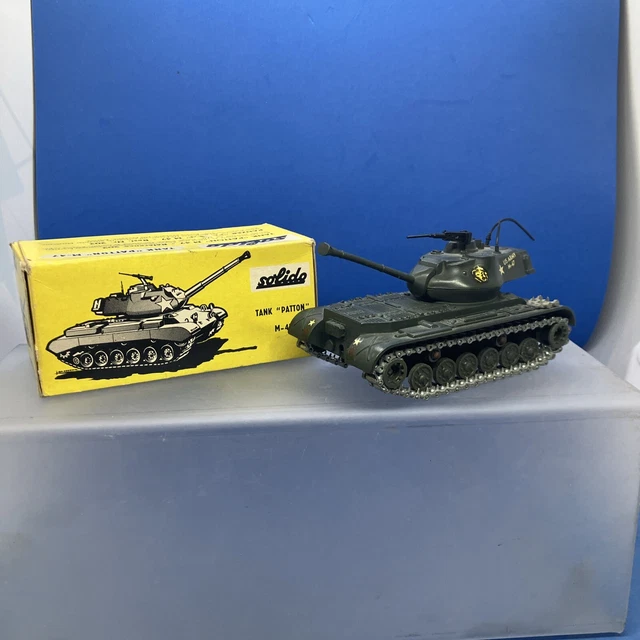 CHAR GÉNÉRAL PATTON M 47 Solido Militaire WWII Tank EUR 50,00 - PicClick FR