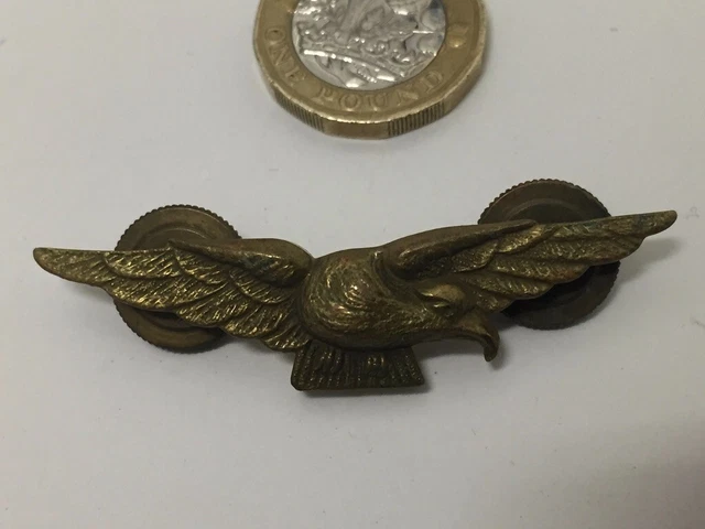 WW2 RAF OFFICER Cap Eagle Royal Air Force Badge Metal Buttons (ref 8) £ ...