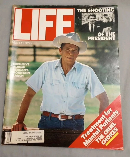 LIFE MAGAZINE MAY 1981 The Shooting of the President Ronald Reagan £11. ...