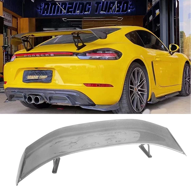 SPOILER GT4 CARBON fiber Reae Spoiler for Porsche 718 Boxster Cayman ...