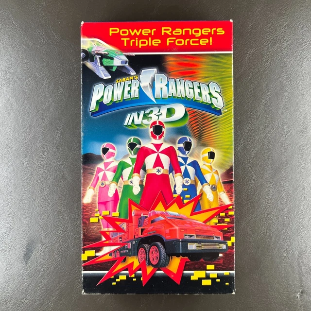 POWER RANGERS IN 3D - Triple Force! Lightspeed Rescue - VHS NTSC - RARE ...