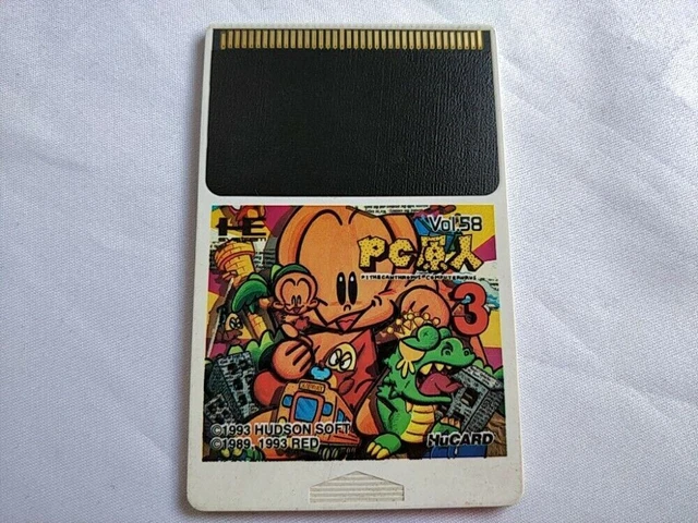 BONKS ADVENTURE 3 (PC Genjin 3) NEC PC Engine PCE TurboGrafx-16/Card ...