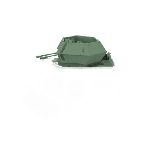SS72805 (TURRET)1/72 25MM German Flakpanzer IV Ostwind II SPAA 3D RESIN ...