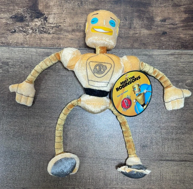 DISNEY STORE MEET the Robinsons Carl The Robot Plush 10" New w/Tag $34. ...