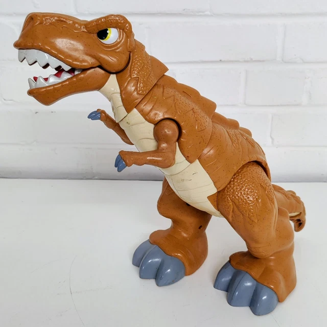 FISHER PRICE IMAGINEXT Mega T- Rex Electronic Dinosaur Action Figure ...
