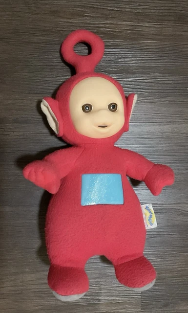 VINTAGE 1998 TELE-TUBBY Talking 15" tall Red Poe Plush Doll Stuffed Toy ...