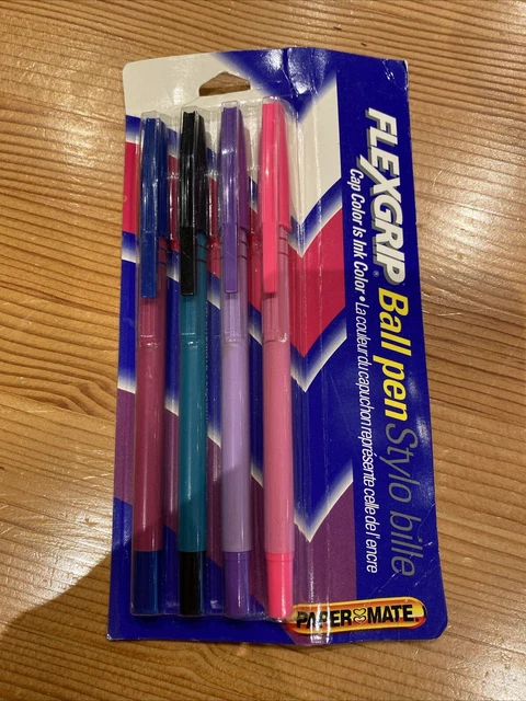 VTG NOS PAPER Mate Flexgrip Ball Pen Multicolor Ink 1991 Japan ...