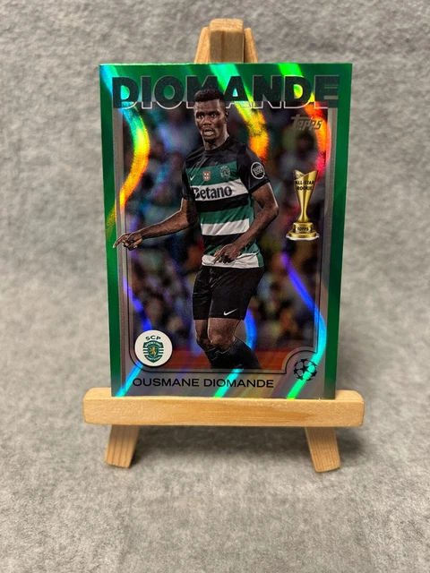 TOPPS UCC FLAGSHIP 2024-25 - Ousmane Diomande - All Star RC - Green ...