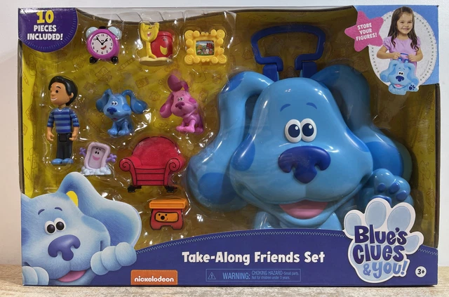 BLUE'S CLUES & You! Take-Along Friends Set Nickelodeon Blue, Josh ...