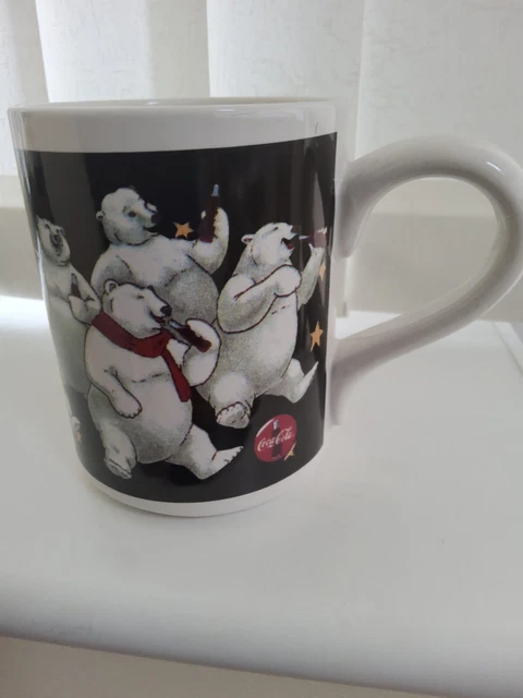 1996 Gibson Coca Cola Coke Polar Bear Coffee Mug Cup 16 Oz Eur 1385 Picclick It